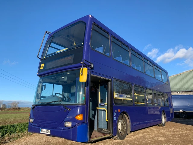 2003 - 80 seater Scania Double Decker Bus Coach - PSVAR - NEW MOT £ ...