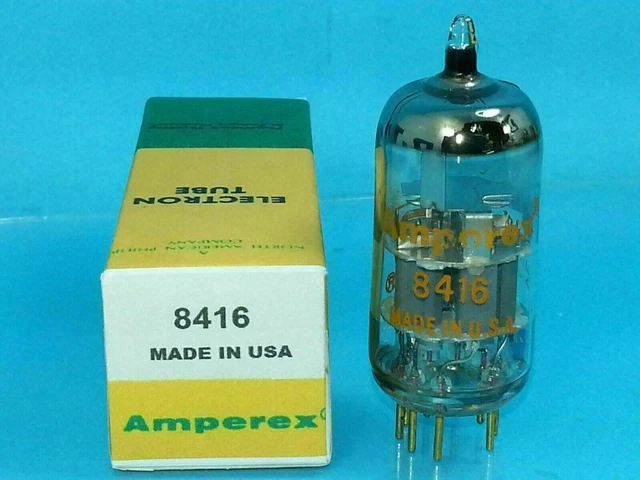 AMPEREX PQ 8416 Tube Single 12 Volt 6922 / 6Dj8 Lampizator Best Tone ...