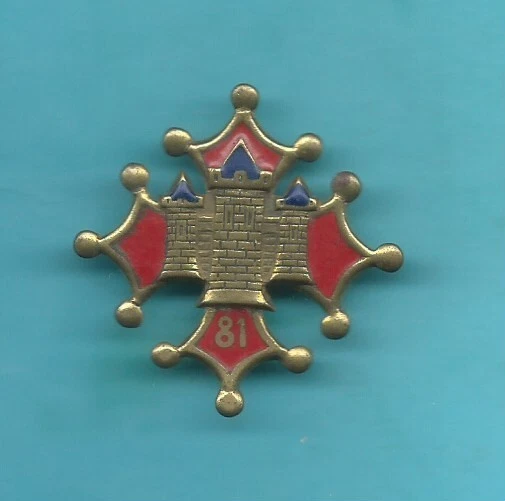 INSIGNE MILITAIRE 81 REGIMENT INFANTERIE H111 DRAGO paris EUR 6,00 ...