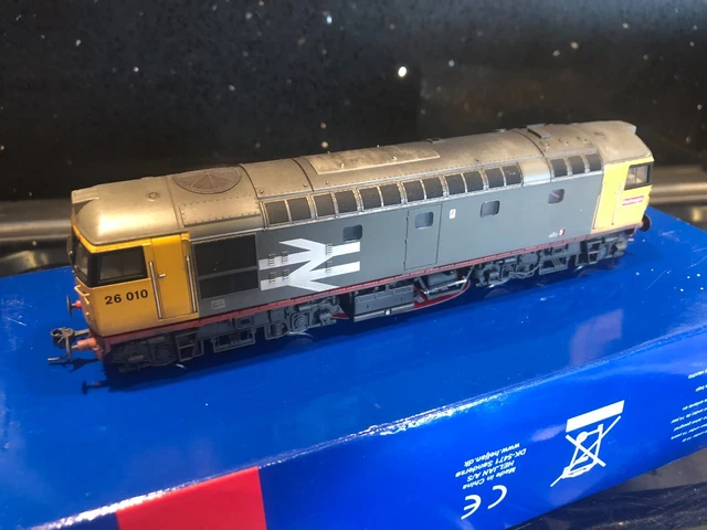 HELJAN OO GAUGE Weathered Class 26 26010 Railfreight LEGOMANBIFFO DCC ...