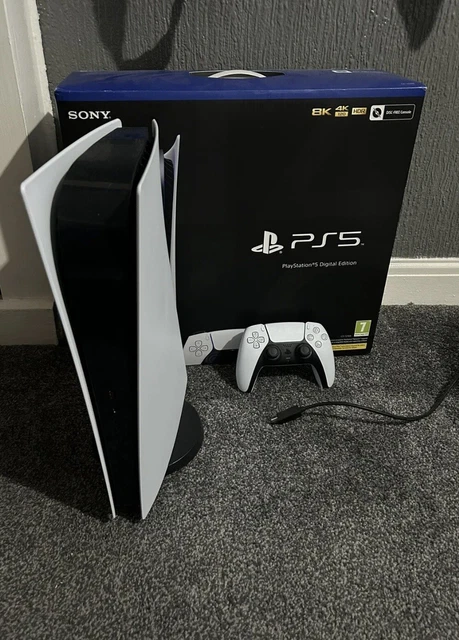 SONY PS5 DIGITAL Edition Console - White £190.00 - PicClick UK
