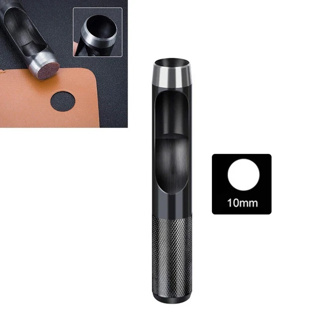 NEUF LIVRE CHOC Poinçon 1-10 MM Acier de Carbone Lederhandwerk Poinçon ...