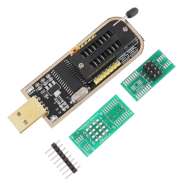 CH341A 24 25 Series EEPROM Flash BIOS USB Programmer Module + SOIC8 ...