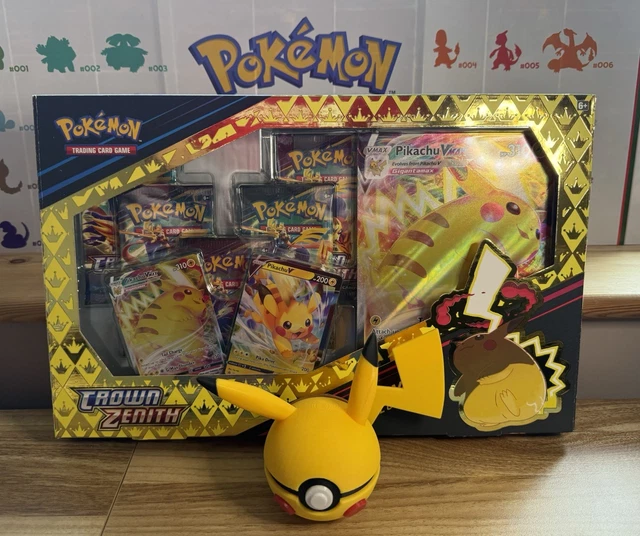 POKÉMON TCG CROWN Zenith Pikachu VMAX Special Collection - New & Sealed ...