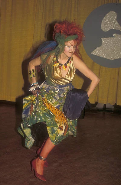 CYNDI LAUPER AT the Grammys in Los Angeles California on Februa .. Old ...