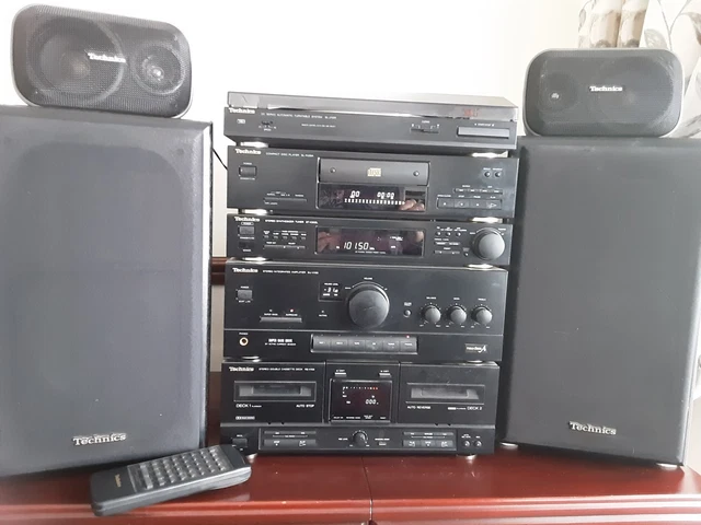 TECHNICS VINTAGE STEREO System Su-X102, + Sound Surround And Speaker ...