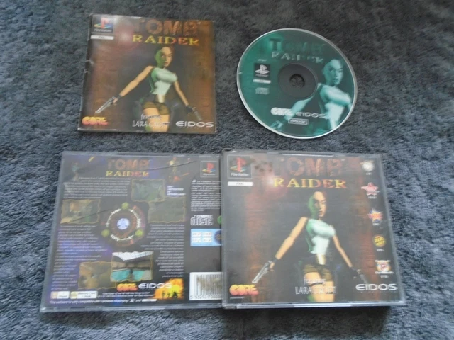 TOMB RAIDER BIG Box PS1 (COMPLETE INC MANUAL) Sony Playstation £15.95 ...
