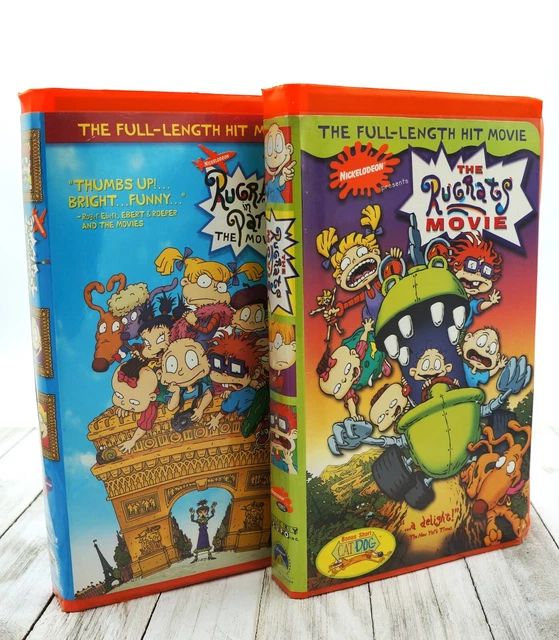 RUGRATS VHS CASSETTE Bundle Lot Rugrats in Paris & Rugrats the Movie ...
