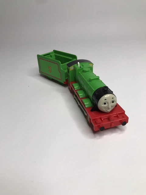 TOMY 1993 TRACKMASTER Thomas & Friends motorised Train HENRY & LINK ...