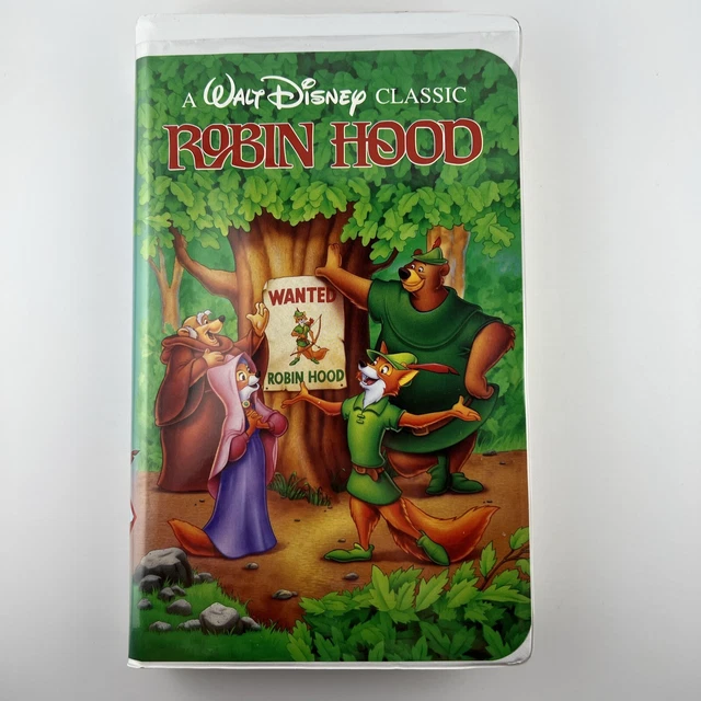 ROBIN HOOD (VHS 1189) | Walt Disney Classic | Black Diamond Edition ...