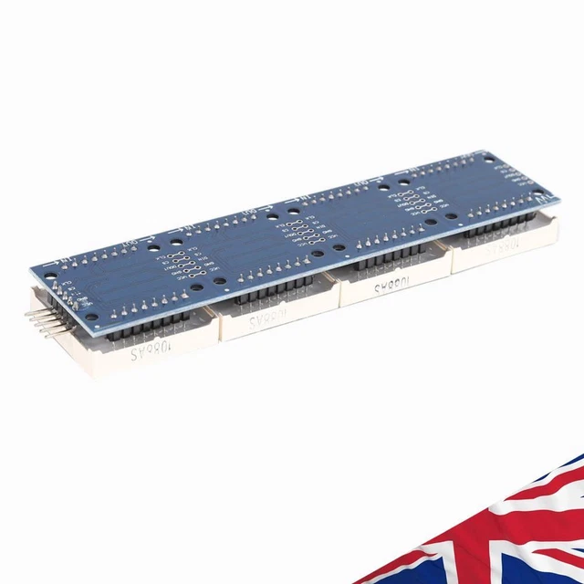 MAX7219 DOT MATRIX Module LED Matrix Display Module 5V 8×8 for Arduino ...