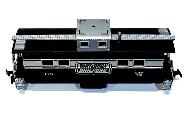 HORNBY 00 GAUGE Matchbox Railroad Carriage Black Silver $50.00 ...