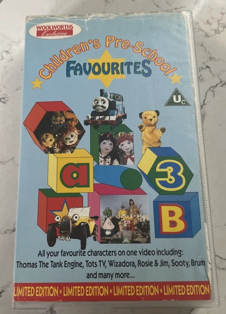 WOOLWORTHS EXCLUSIVE CHILDREN'S Pre-School FAVOURITES VHS Limited ...
