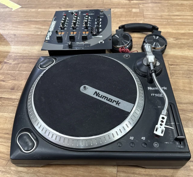 NUMARK TT1625 DIRECT Drive Turntable With Gemini PS-626 Pro 2 Mixer ...