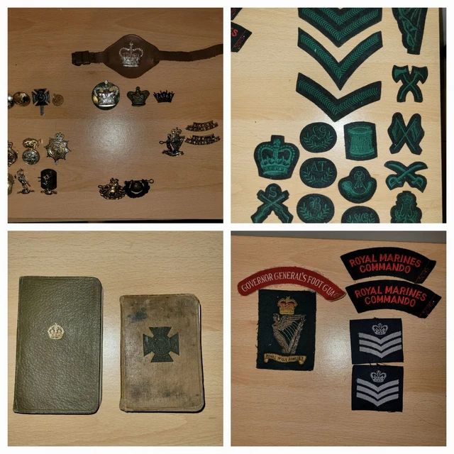 WW2 ROYAL IRISH Rangers Royal Marine Commandos badges and patches ...