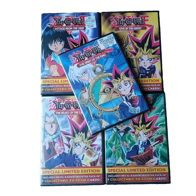 YU-GI-OH! ANIMÉ DVD Bundle x5 in Total Volumes 1-5 Anime Vintage 2003/4 ...