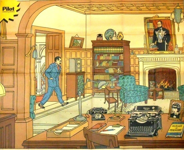 PILOT POSTER MURDER In Miniature 127X104 Cm Rivista Fumetti Manifesto ...