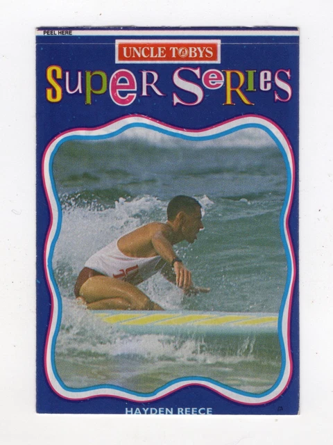 UNCLE TOBYS AUSTRALIA - iron man cards. Hayden Reece EUR 3,61 - PicClick FR