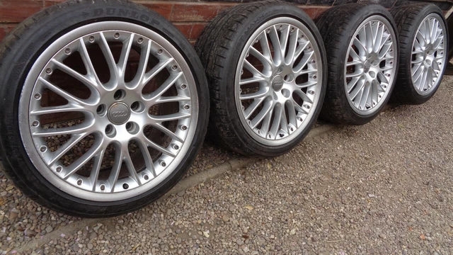 Genuine Audi Tt 19 Speedline Split Alloy Wheels 8j0601025p Ttrs Tts £