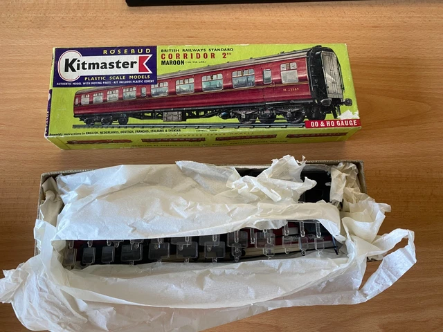 ROSEBUD KITMASTER NO.14 Br Maroon Corridor 2Nd Coach - Complete & Boxed ...