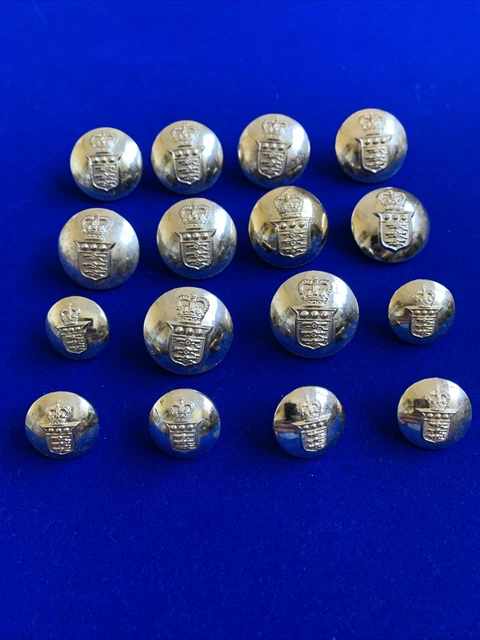 BRITISH ARMY ROYAL ARMY ORDNANCE CORPS BUTTONS RAOC 16 X Staybrite ...