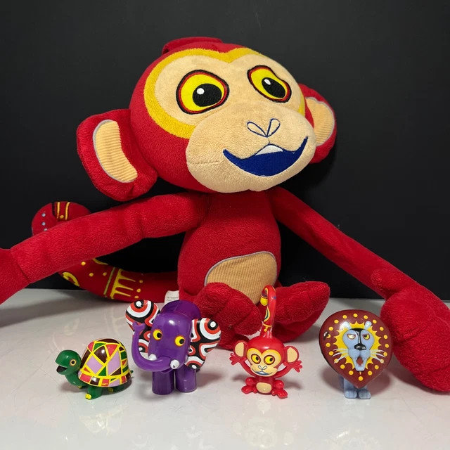 TINGA TINGA TALES Figures Lion Monkey Elephant Tortoise Cbeebies ...