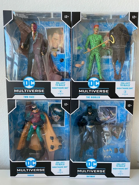 MCFARLANE TOYS DC Batman Forever movie pack Batman, The Riddler, Two ...