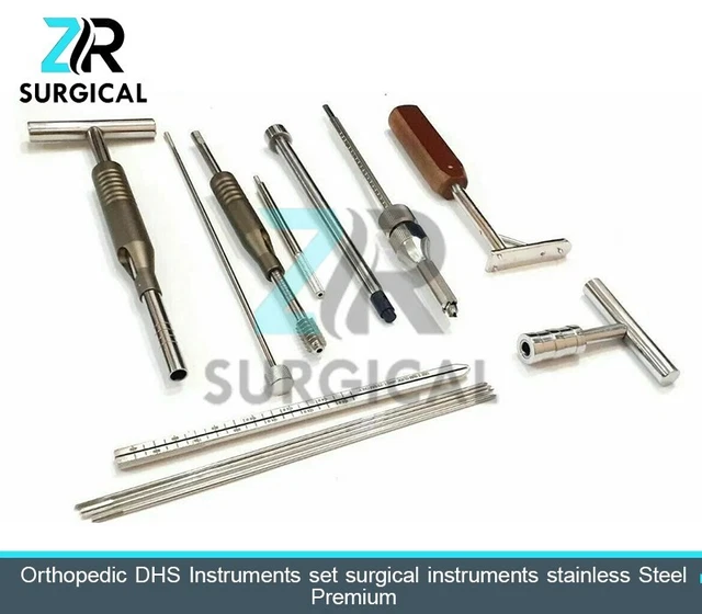 ORTHOPEDIC DHS INSTRUMENTS set surgical instruments stainless Steel ...