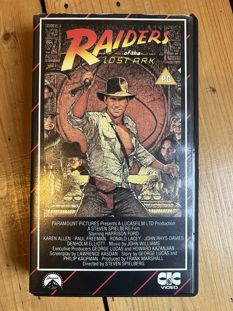 INDIANA JONES AND the Raiders Of the Lost Ark, VHS, UK, CIC Video £14. ...