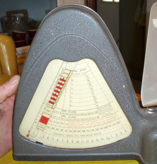 RARE VINTAGE / Antique Post Office Scale Usps Postal Stamps Letter £93. ...