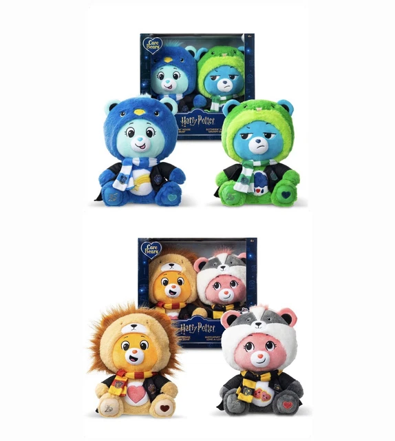 CARE BEARS X Harry Potter 25 Years of Magic Complete Set of 4 Bears IN ...