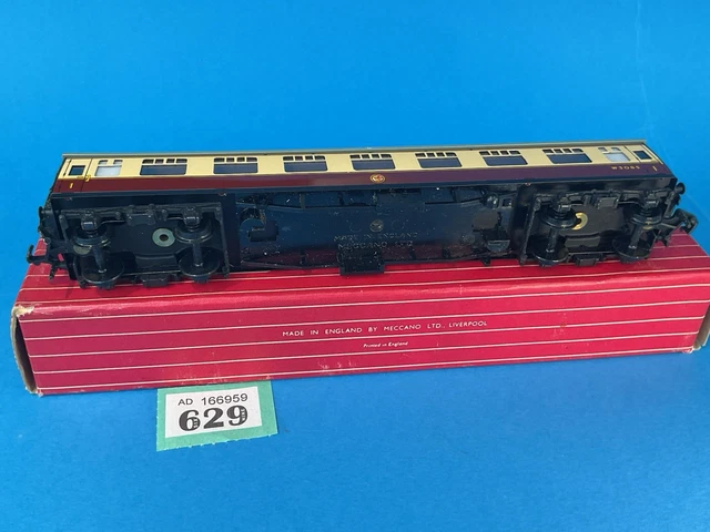HORNBY DUBLO 4060 Open Corridor Coach (WR), 1st Class 2/3 Rail NMC ...