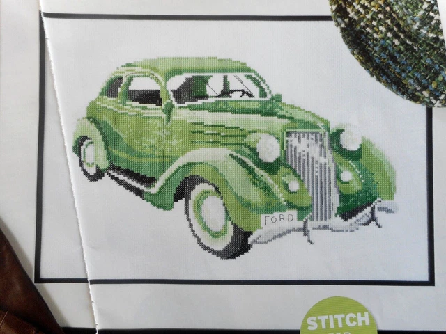 1930S FORD CLASSIC CAR. CROSS STITCH CHART. FOR CHARITY 🎁 £1.50 ...