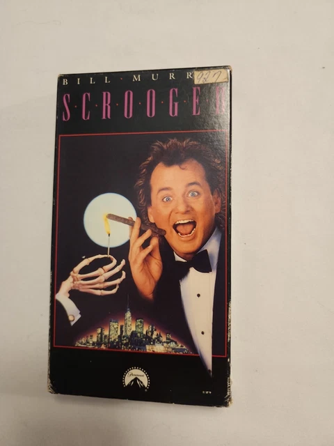 SCROOGED BILL MURRAY VHS Tape, COMPLETE/TESTED SEE PHOTOS (VHS32) £14. ...
