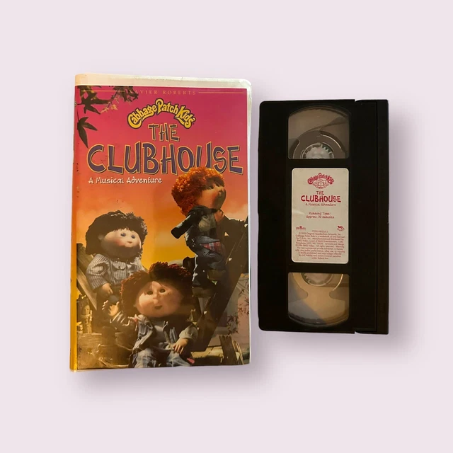 CABBAGE PATCH KIDS THE CLUBHOUSE Musical Adventure VHS Clamshell CPK ...