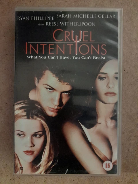 Cruel Intentions Vhs Video Big Box Ex Rental 1999 Reese Witherspoon