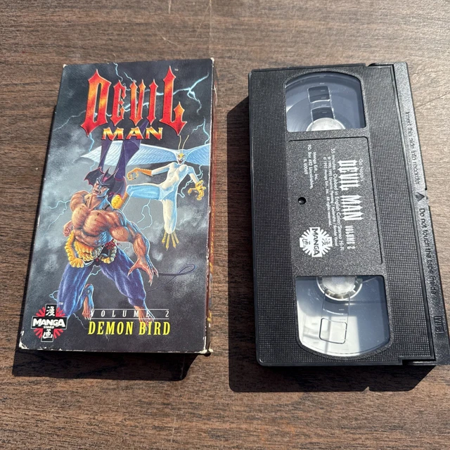 DEVILMAN VOL 2 Demon Bird VHS Anime Manga Video 1995 English Dubbed ...