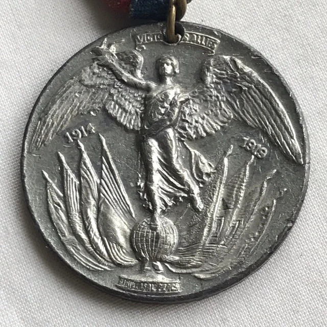 RARE WW1 MEDAL British Peace Medal TOTTENHAM DISTRICT COUNCIL (High ...