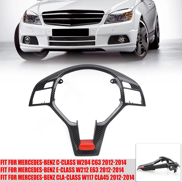 FOR MERCEDES W204 C63 W212 W207 E63 Carbon Fiber AMG Steering Wheel ...