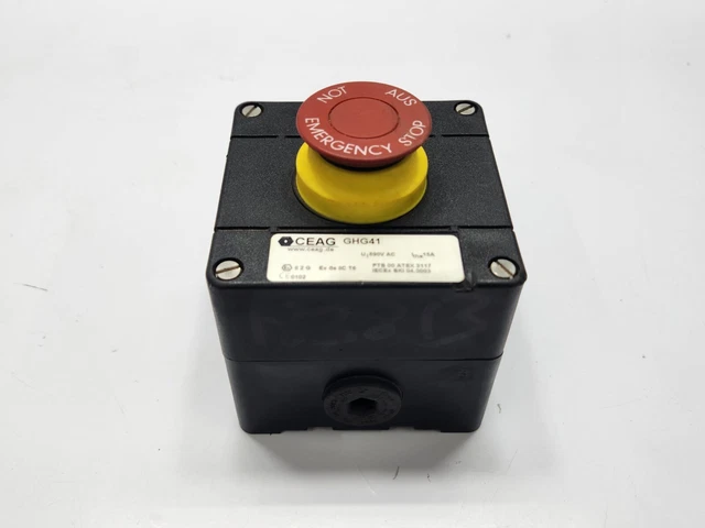 CEAG GHG41 EMERGENCY Stop Push Button 690V Ac 16A $224.61 - PicClick AU