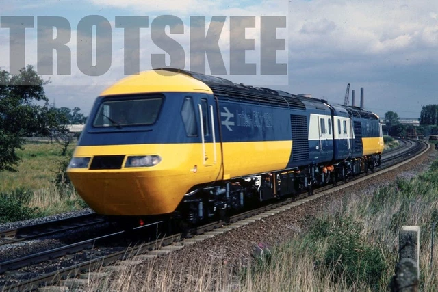 35MM SLIDE BR British Rail Diesel HST Intercity 125 43199 Water Orton ...