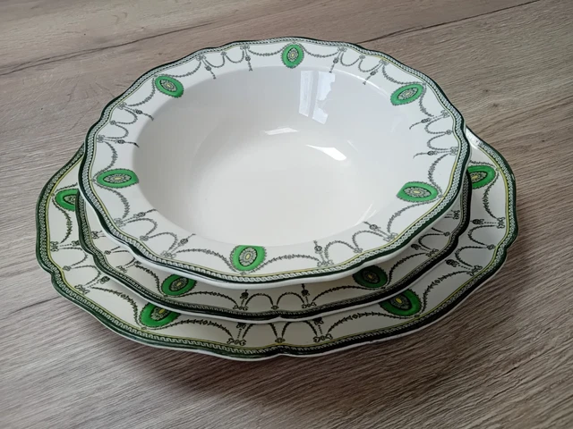ROYAL DOULTON COUNTESS Serving Trio Plate Large Medium Serving Dish ...