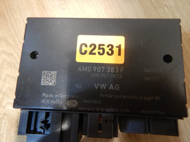 COMMANDE POUR ATTELAGE de Remorque Audi A4 8W A5 A6 Q7 Q5 4M0907383F ...