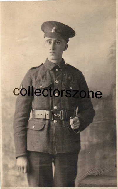 WW1 RAMC ROYAL Army Medical Corps Soldier Studio Real photo postcard ...