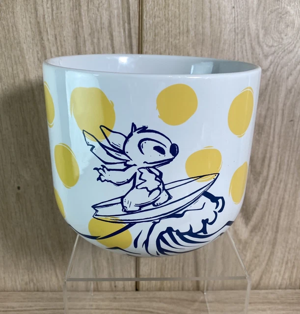 DISNEY STORE LILO & Stitch Ceramic Round Plant Pot Planter - Brand New ...