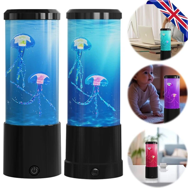 LED NLIGHT LIGHT 7 Color Changing Jellyfish Light Lamp for Home Office ...