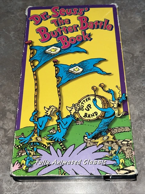 THE BUTTER BATTLE BOOK (VHS TAPE) Dr. Seuss -Yooks & Zooks***RARE ...