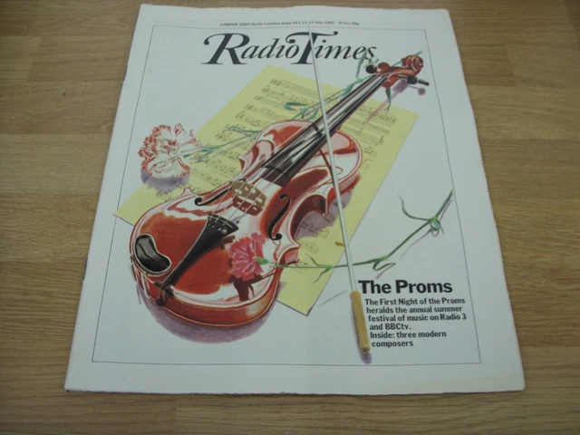 VINTAGE RADIO TIMES wc 11th July 1981 - Great 1980s BBC TV GUIDE! £4.95 ...