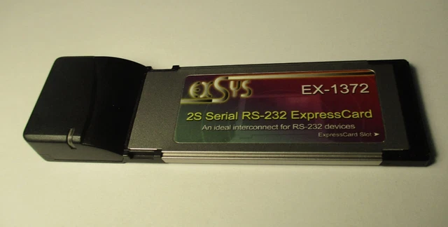 2S SERIAL RS-232 RS232 ExpressCard Express-Card 34mm EX-1370-1372 ...