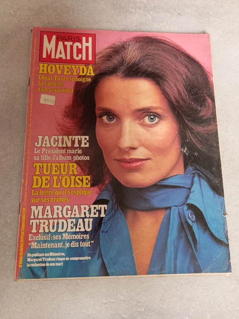 PARIS MATCH N°1560 Margaret Trudeau Arletty Laura Demser Tueur de l ...